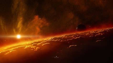 Fondos de Pantalla 2560x1440 Planetas Estrella Сosmos descargar imagenes