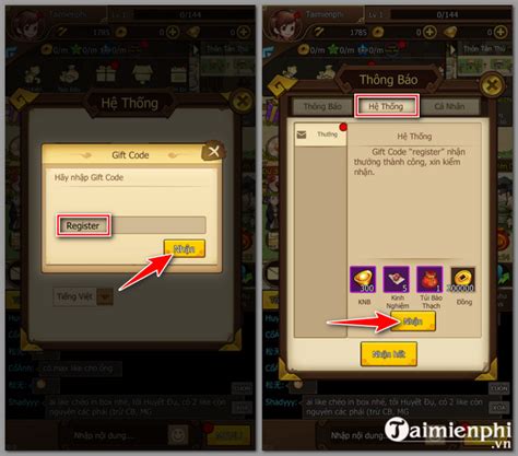 Code Kungfu Heroes cách nhận và nhập giftcode trong game mới nhất