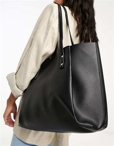 Asos Design Tote Bag Avec Compartiment Amovible Pour Ordinateur