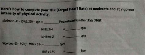 Heres How To Compute Your THR Target Heart StudyX