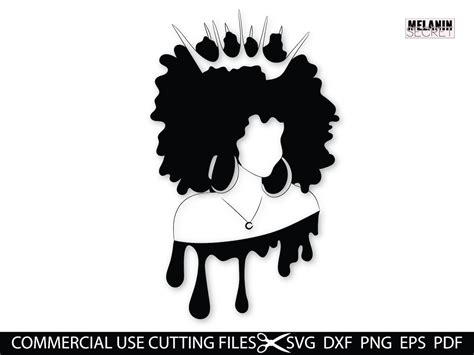 Afro Woman Svg Afro Girl Svg Afro Queen Svg Afro Lady Svg Etsy Afro