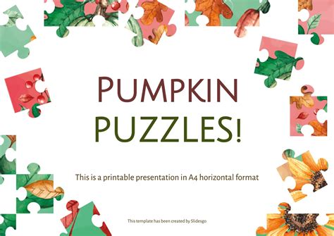 Page Free Puzzle Styled Templates For Google Slides PowerPoint