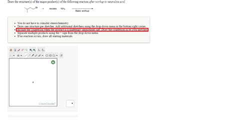 Solved Draw The Structure S Of The Major Product S Of The Chegg