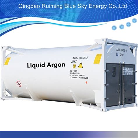 20FT T75 ISO Tank Container Cryogenic Liquid Argon Oxygen Nitrogen