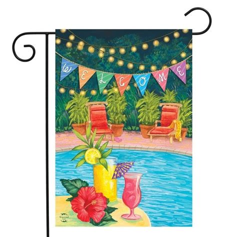Summer Garden Flag Etsy