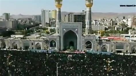 حاج امیر کرمانشاهی اجتماع شیرخوارگان حسینی در حرم مطهر رضوی