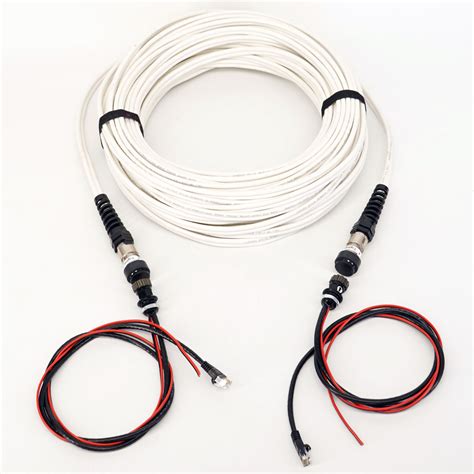 Dnc 1130 Ethernet Power Cable 30m White Both Ends Uwater Connectors