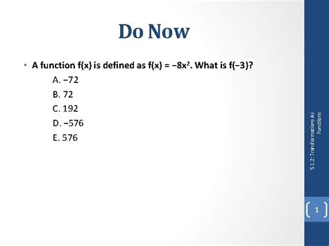 A Function Fx Is Defined As Fx 8