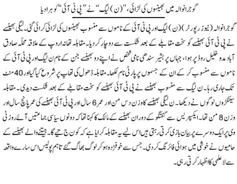 Buffaloes Fight In Gujranwala Pmln Beat Pti Paki Mag