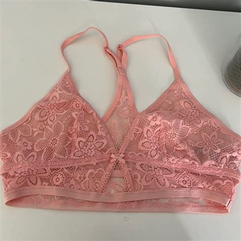 Aerie Intimates And Sleepwear Pink Sheer Lace Aerie Bralette Poshmark