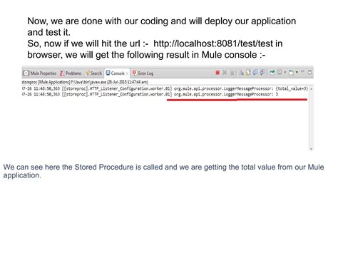 Stored Procedure In Mule Pptx Databases Computer Software And Applications