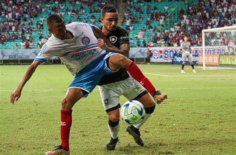 Botafogo Vence O Bahia Fora E Cola Na Lideran A Do Brasileir O