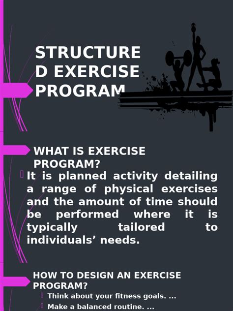 Structured Exercise Program Pdf