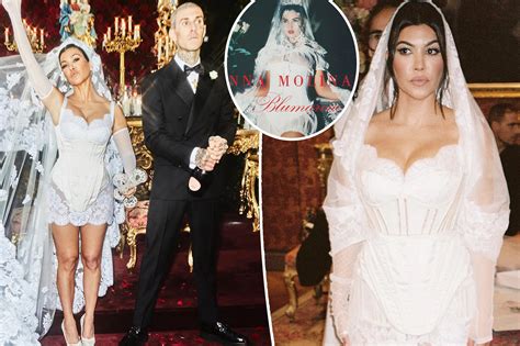 Kourtney Kardashian Reveals Nsfw Inspiration Behind Wedding Dress