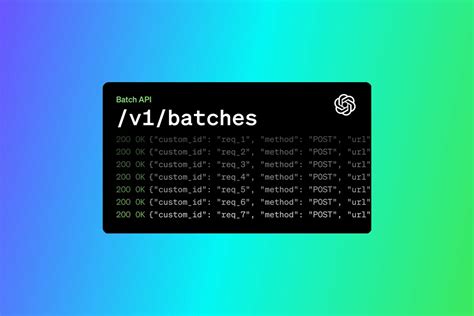 Openai Launches Batch Api Higher Rate Limits And 50 Off On Bulk Tasks
