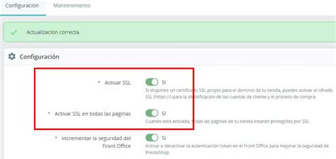 Cómo activar certificado SSL en PrestashopGuía práctica