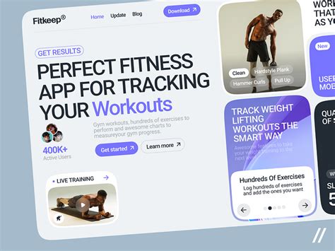 Fitness Tracker Web App By Kristina Taskaeva For Purrweb Uiux Agency