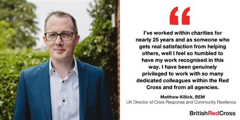 We Are Delighted That Matthew Killick Mba Cmgr Mcmi Our Uk Director Of Crisis Response Has