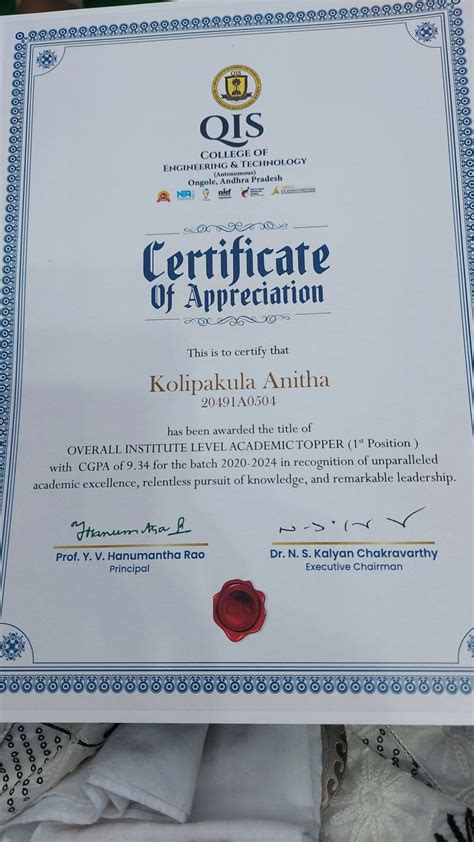 Anitha Kolipakula On Linkedin Graduation Academicexcellence Topper