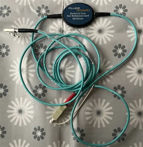 FLUKE NETWORKS MRC EFC SCFC Multimode Encircled Flux Test Reference Cord PicClick UK