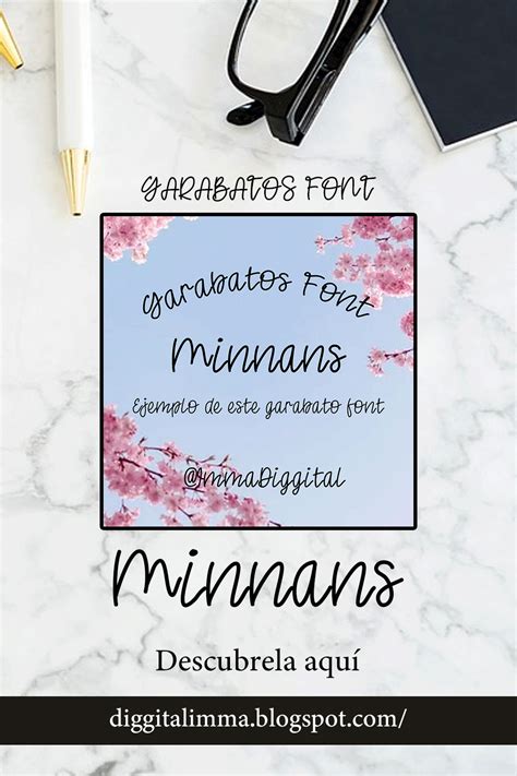 Minnans Garabatos Letra Bonita Fuentes