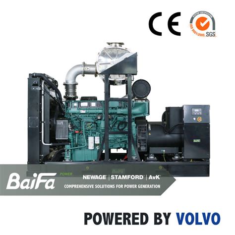 Baifa 560kw Open Type Diesel Power Generator Set Powered By Volvo