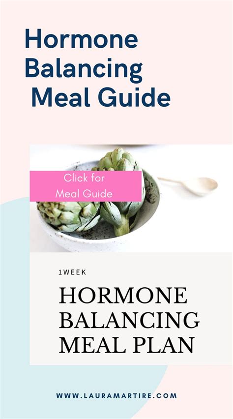 Hormone Balancing Meal Guide Meal Planning Meals Hormone Balancing