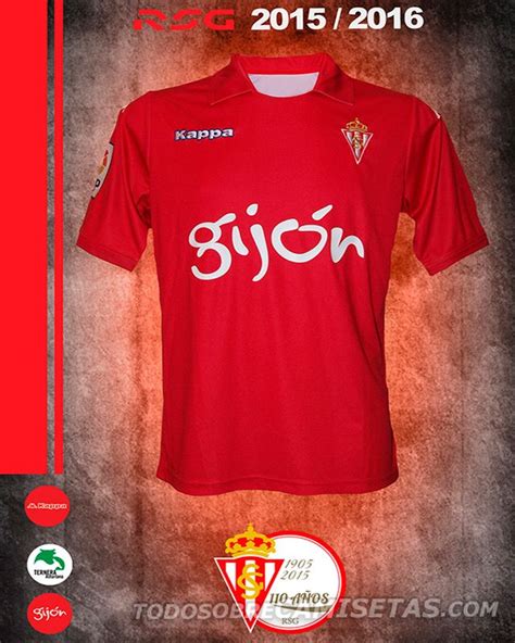 Equipaciones Kappa de Real Sporting de Gijón 15 16 Todo Sobre Camisetas