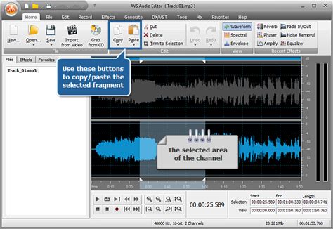 How To Edit Individual Channels With AVS Audio Editor