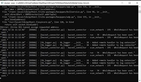 Thingsboard Gateway Not Connecting To Bacnet Issue Thingsboard