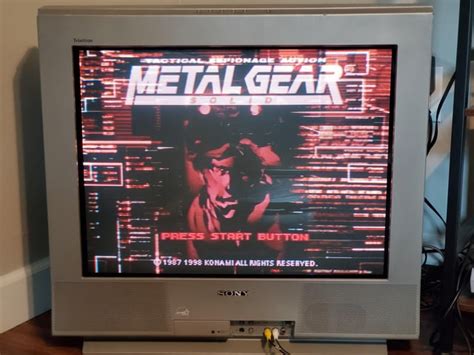 New Sony Trinitron Showcase Post Adjustments Beforeafter At End