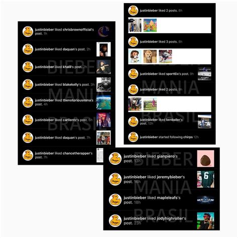 ‪atividades Recentes De Justin Bieber No Instagram Instagram Justin
