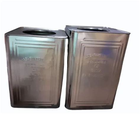 Rectangular 15kg Cashew Tin Container Capacity 15 L At ₹ 120piece In