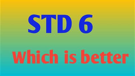 regular class std6 youtube
