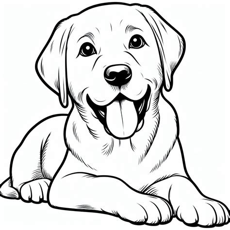 דף גזירה של לברדור להדפסה יויו