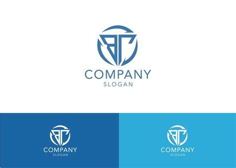 Premium Vector Modern Monogram Initial Letter Bt Logo Template