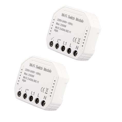 Matsuzay Módulo De Relé De Interruptor De Luz Inteligente Wifi De 2