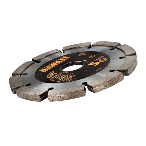 Disc Diamantat Segmentat Fierastrau Circular DeWalt Otel 125 Mm