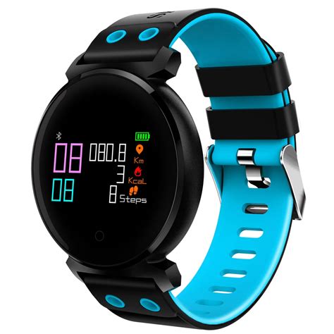 Aliexpress Buy IP68 Life Waterproof Colorful LED Smart Band Blood Pressure Heart Rate