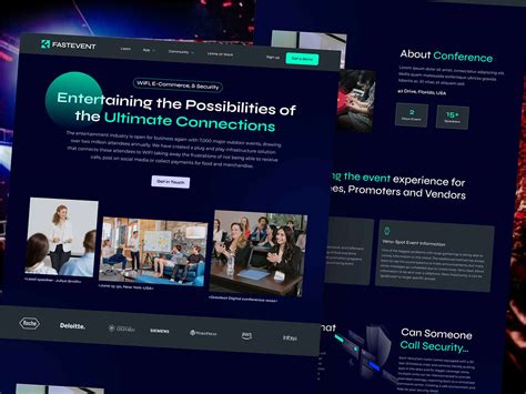 Event Conference Landing Page Ui Ux Design Behance Event Conference Landing Page Ui Ux Design Behance