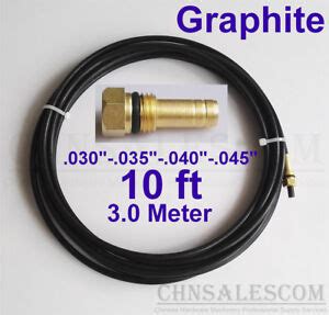 Graphite Liner 10 Ft MIG Welding Guns Wire Size 030 035 040 045