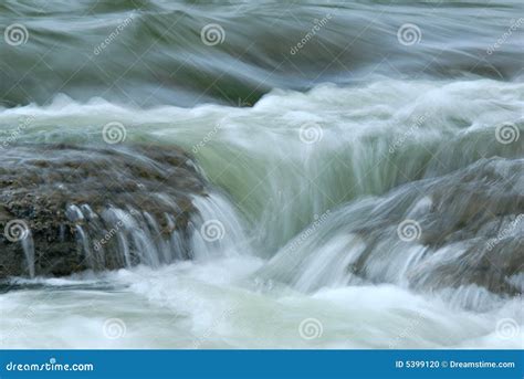 Rushing Water Stock Photo Image Of Rapids Energy Splash 5399120