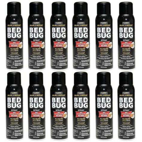 Harris Egg Kill And Resistant Bed Bug Spray 12 Pack 12blkbb 16a The