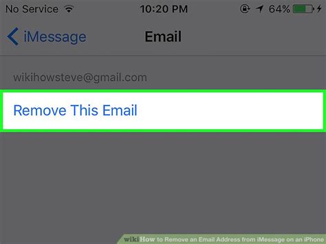 How To Remove An Email Address From IMessage On An IPhone 6 Steps