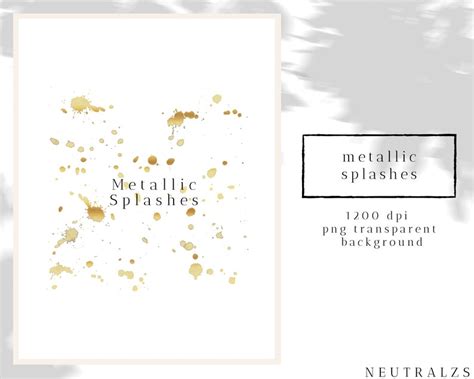 Gold Splatters Png Gold Splashes Png Gold Glitter Clipart Gold