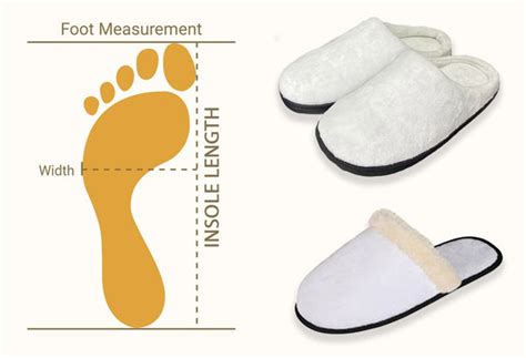 Size Chart Of Slipper
