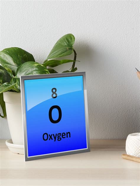 Oxygen Element Tile Periodic Table Art Board Print For Sale By