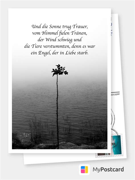 Sonne Trägt Trauer Trauerkarten 😔💌 Echte Postkarten Online