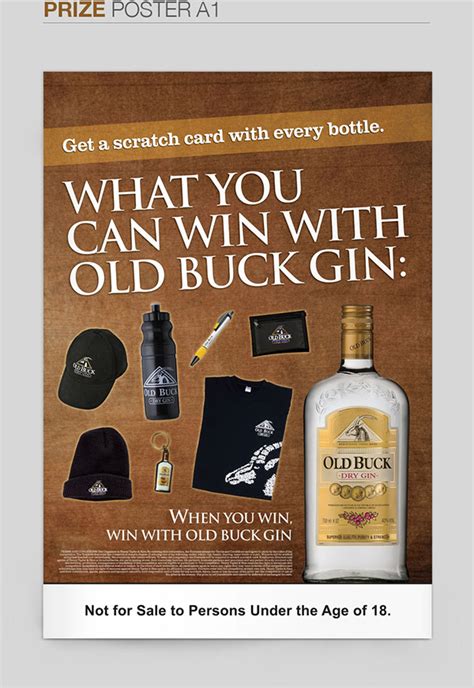 Old Buck Gin On Behance