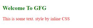 Difference Between Inline Internal And External CSS GeeksforGeeks